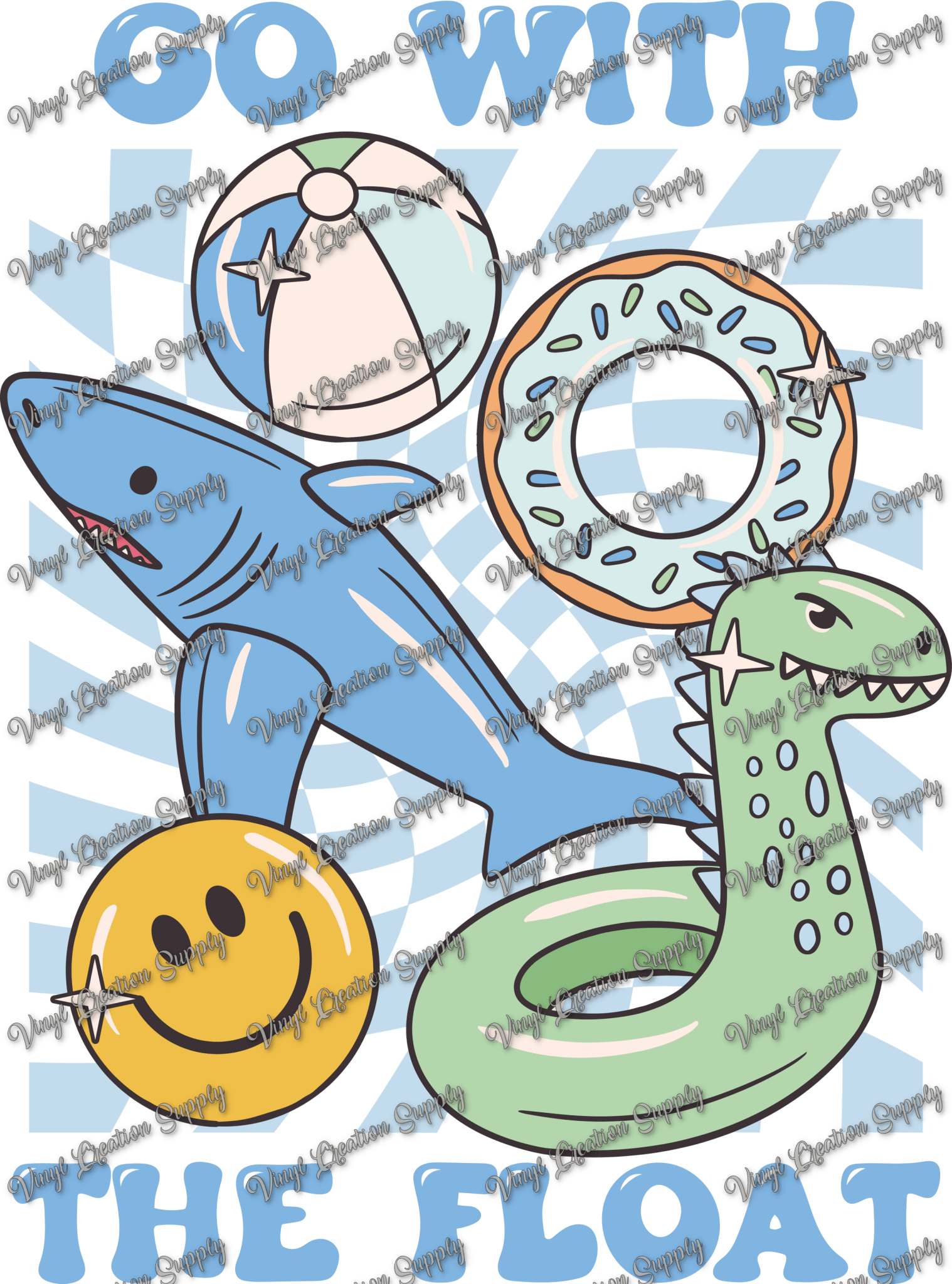 Go With The Float Shark – Vinyl Creation Supply