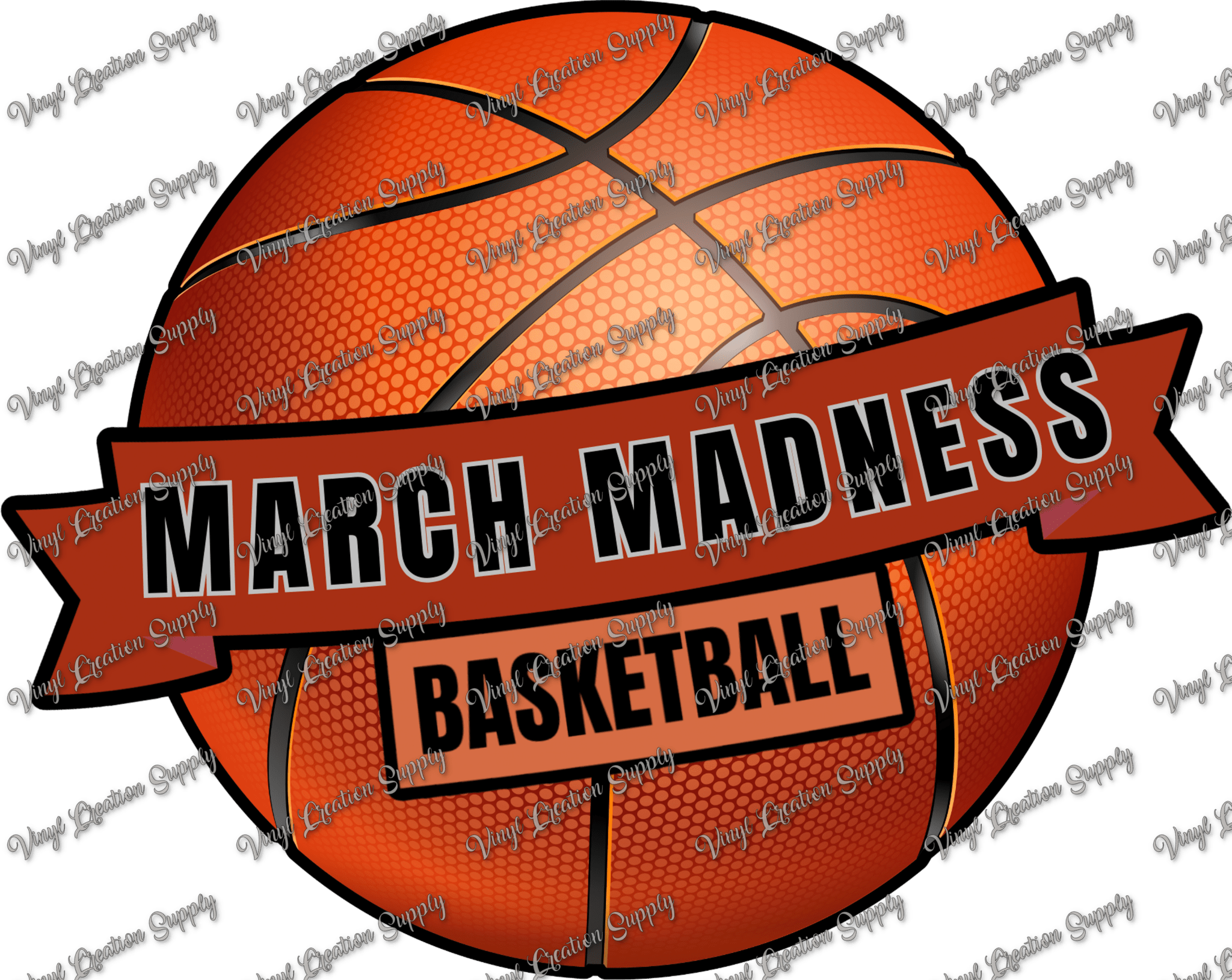 March Madness Basketball – Vinyl Creation Supply