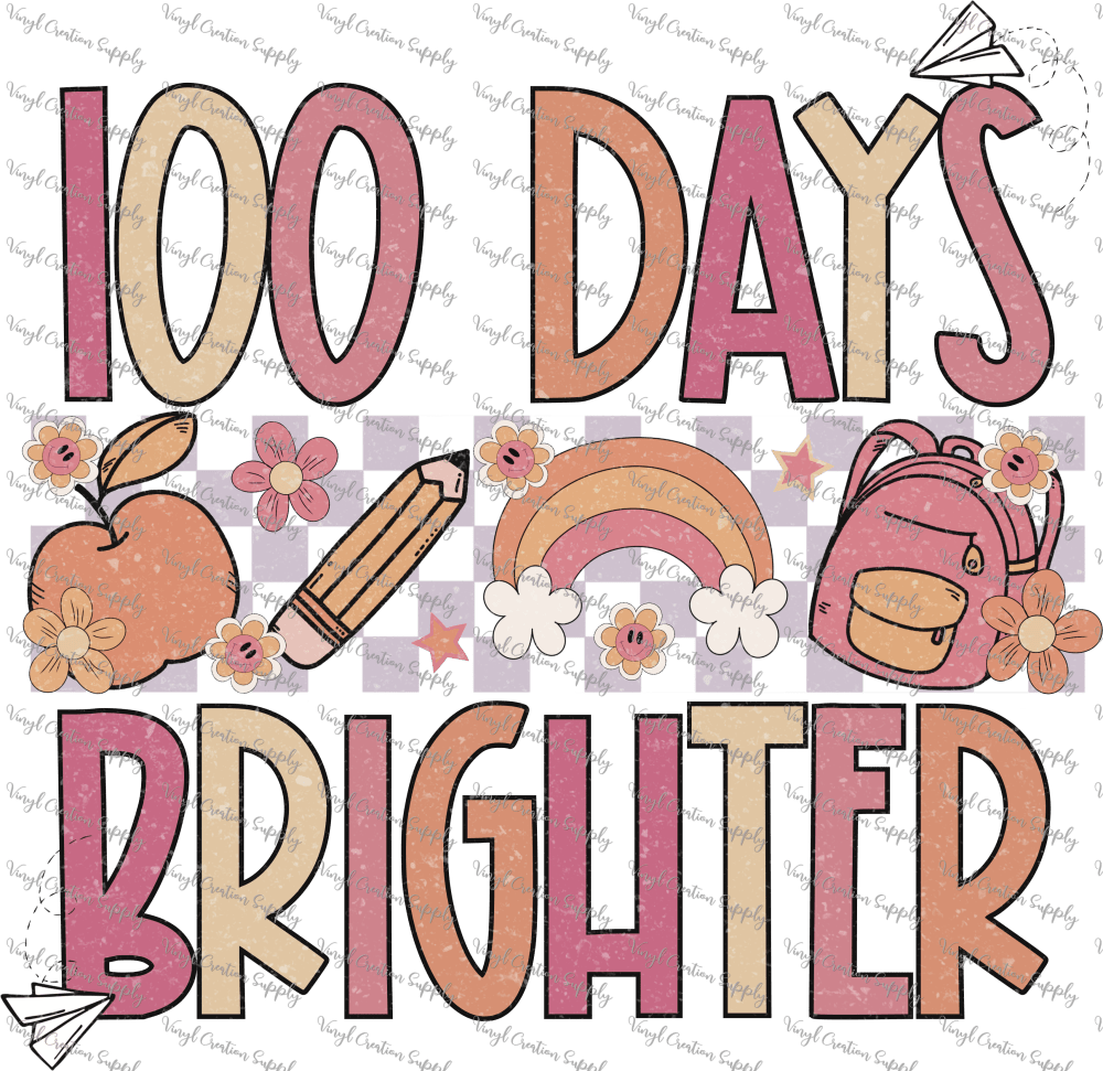100 Days Brighter Retro 2 – Vinyl Creation Supply