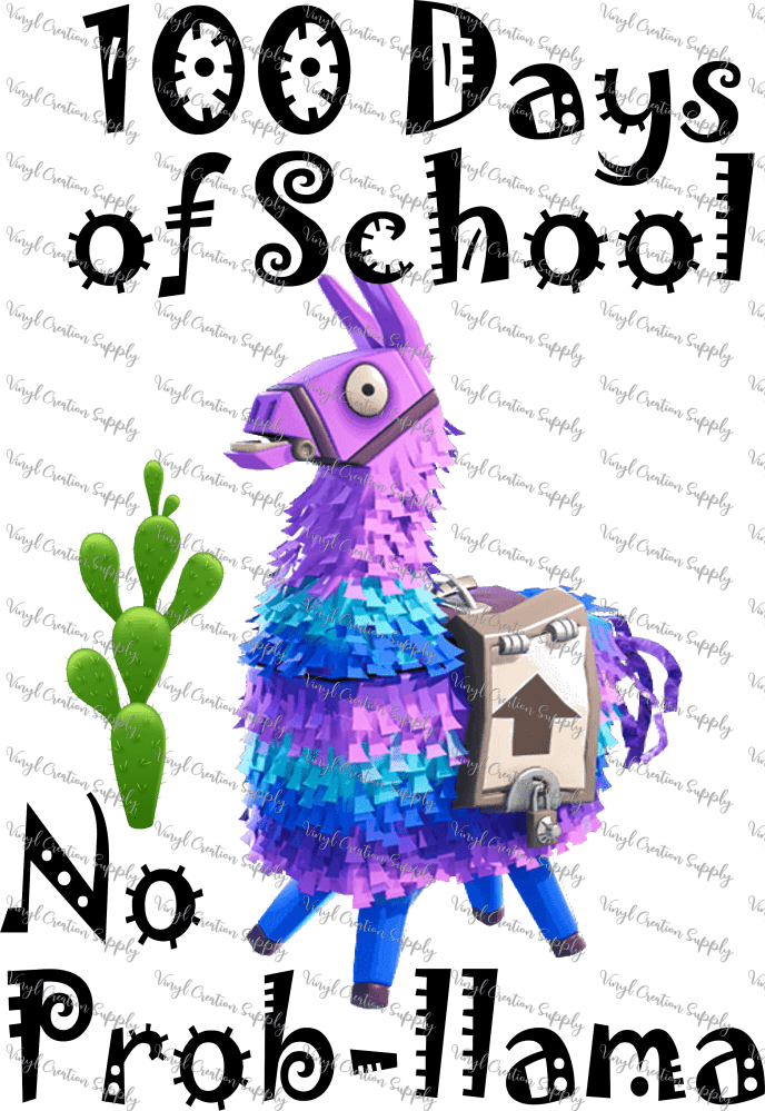 100 Days Llama – Vinyl Creation Supply