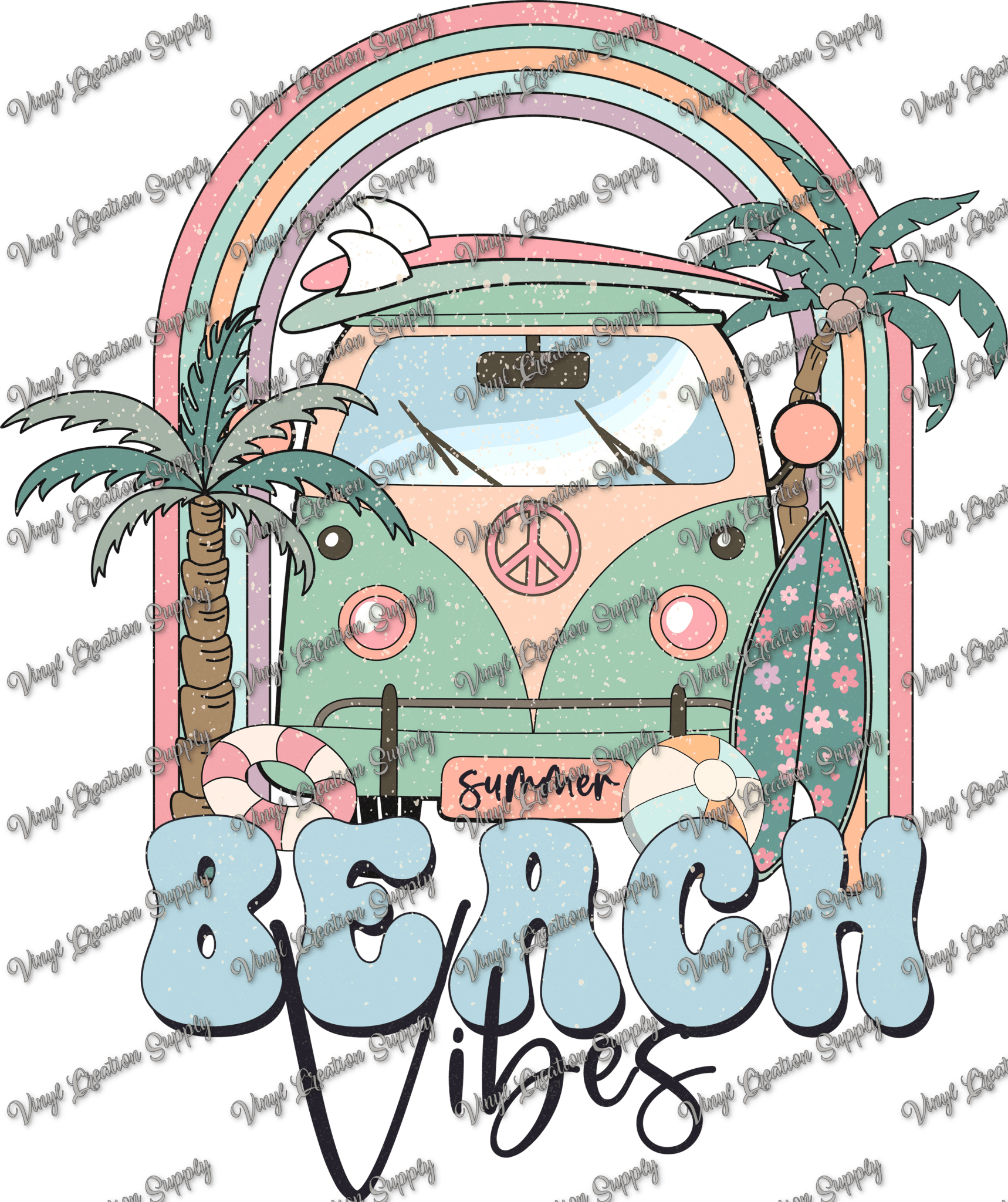 Beach Vibes Van – Vinyl Creation Supply