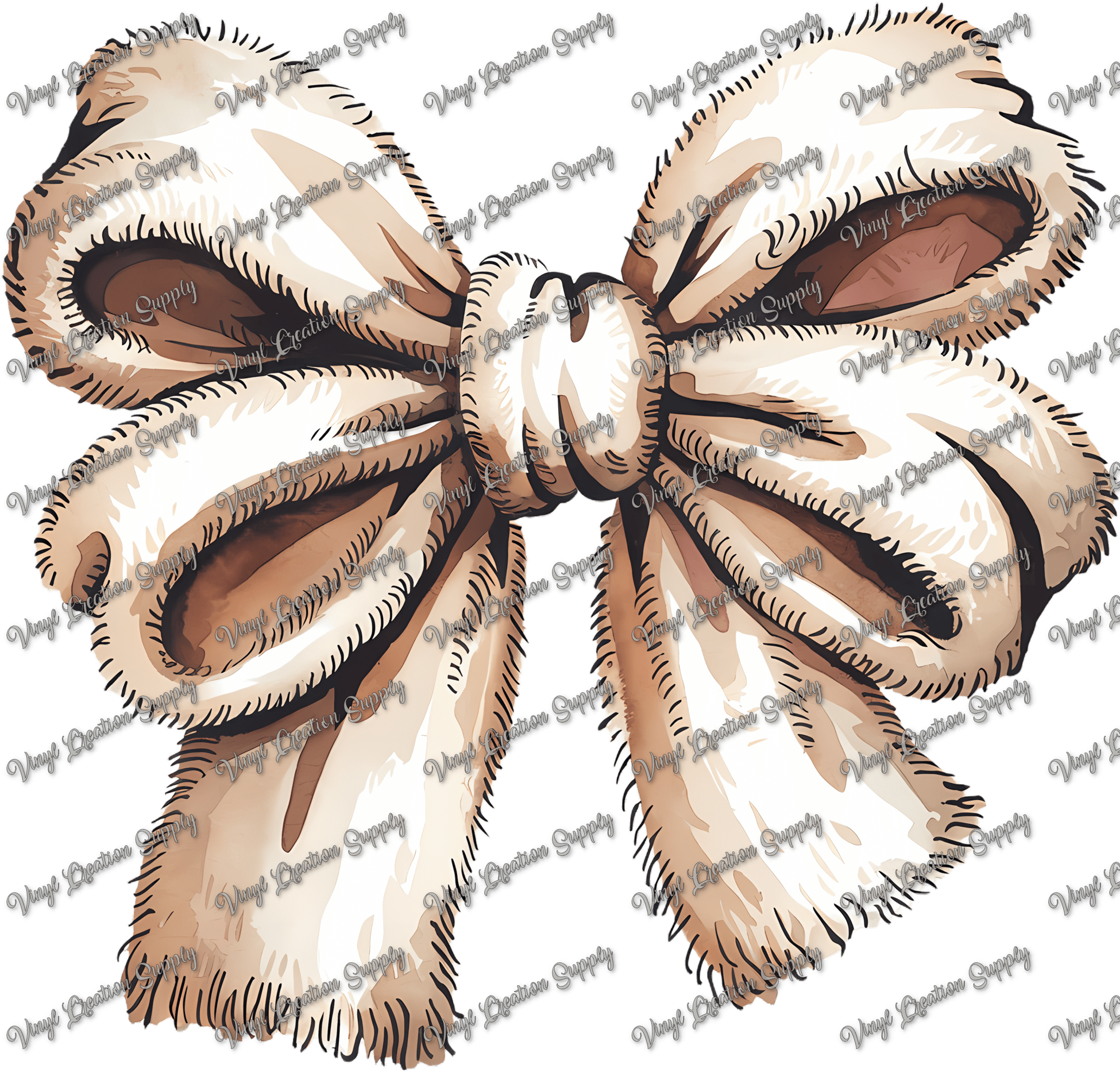 Cream Bow – Vinyl Creation Supply