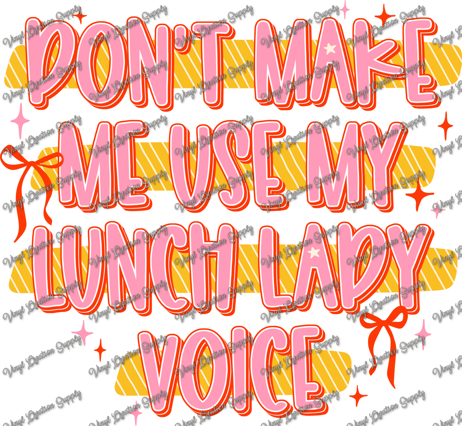 Lunch Lady Voice – Vinyl Creation Supply