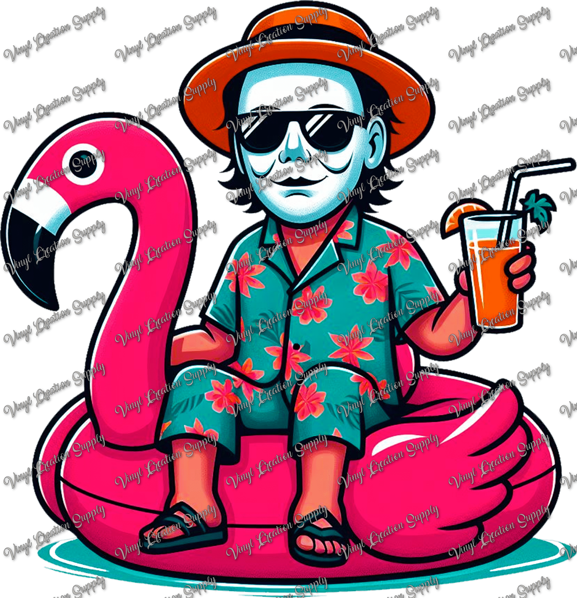 Michael Summer Flamingo – Vinyl Creation Supply
