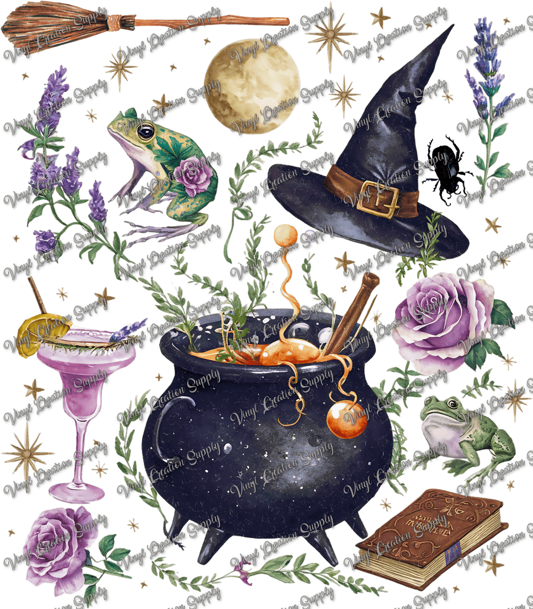 Practical Magic Collage – Vinyl Creation Supply