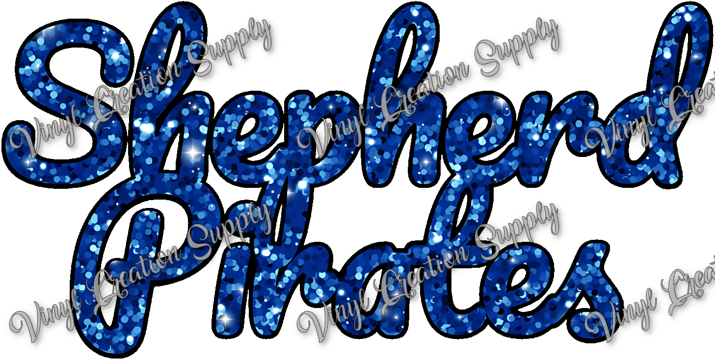 Shepherd Pirates Glitter Name – Vinyl Creation Supply