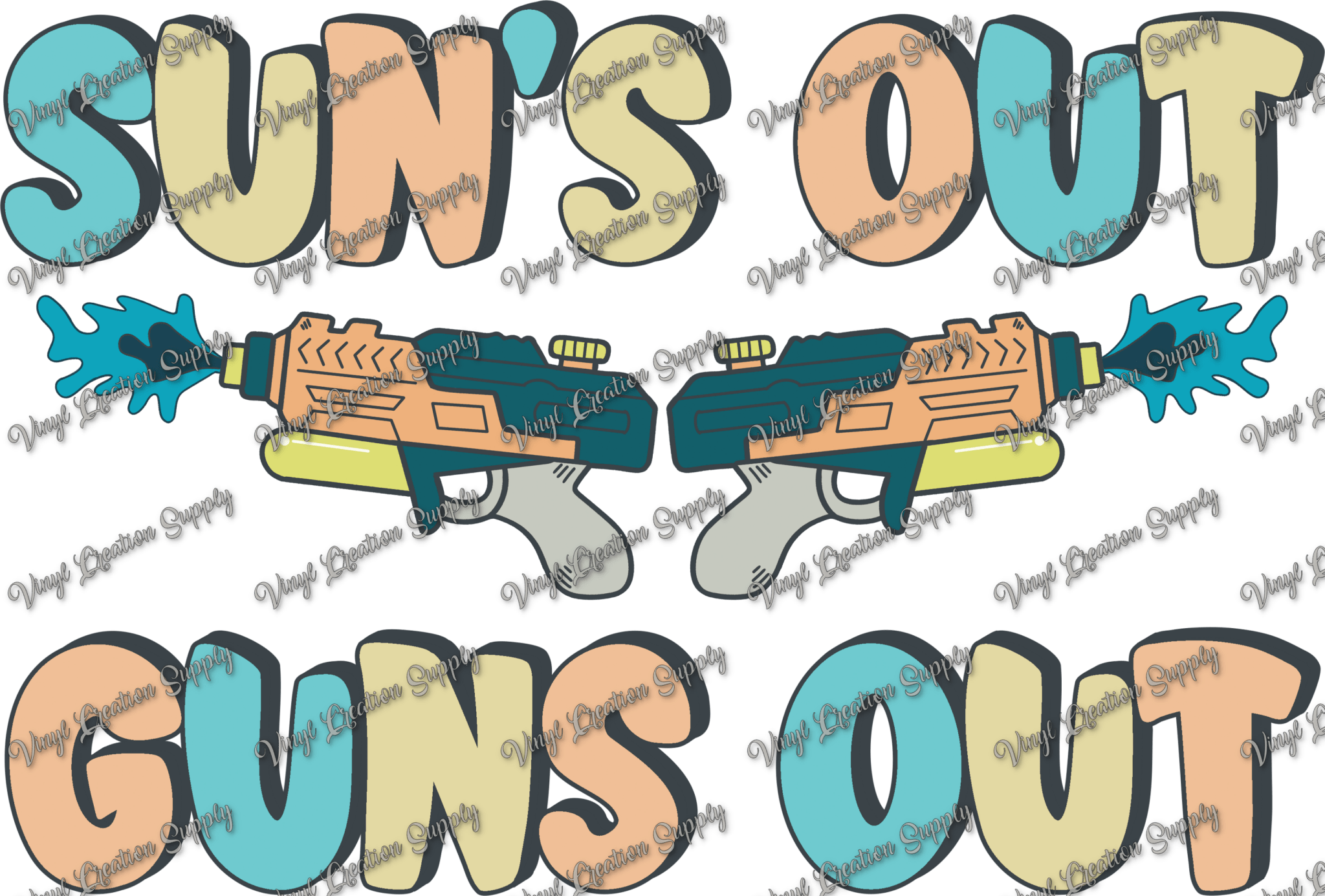Sun's Out Guns Out Boy – Vinyl Creation Supply