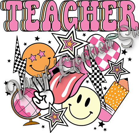 Teacher Collage – Vinyl Creation Supply