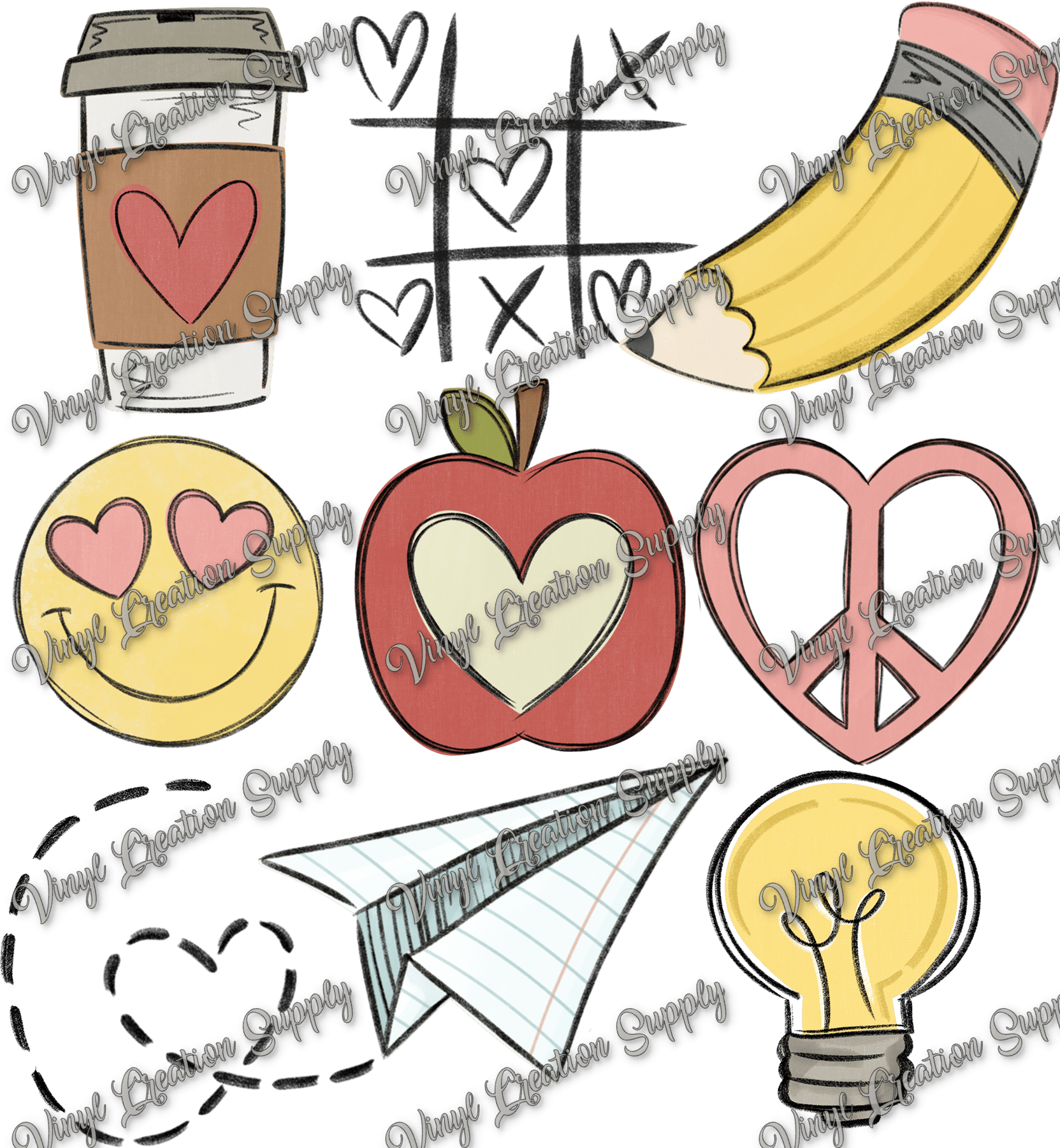Teacher Doodles – Vinyl Creation Supply