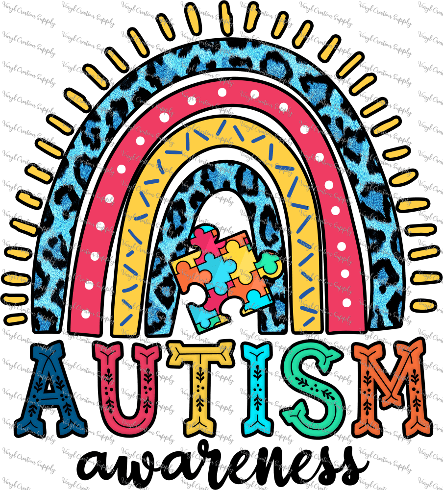 Autism Awareness Rainbow – Vinyl Creation Supply