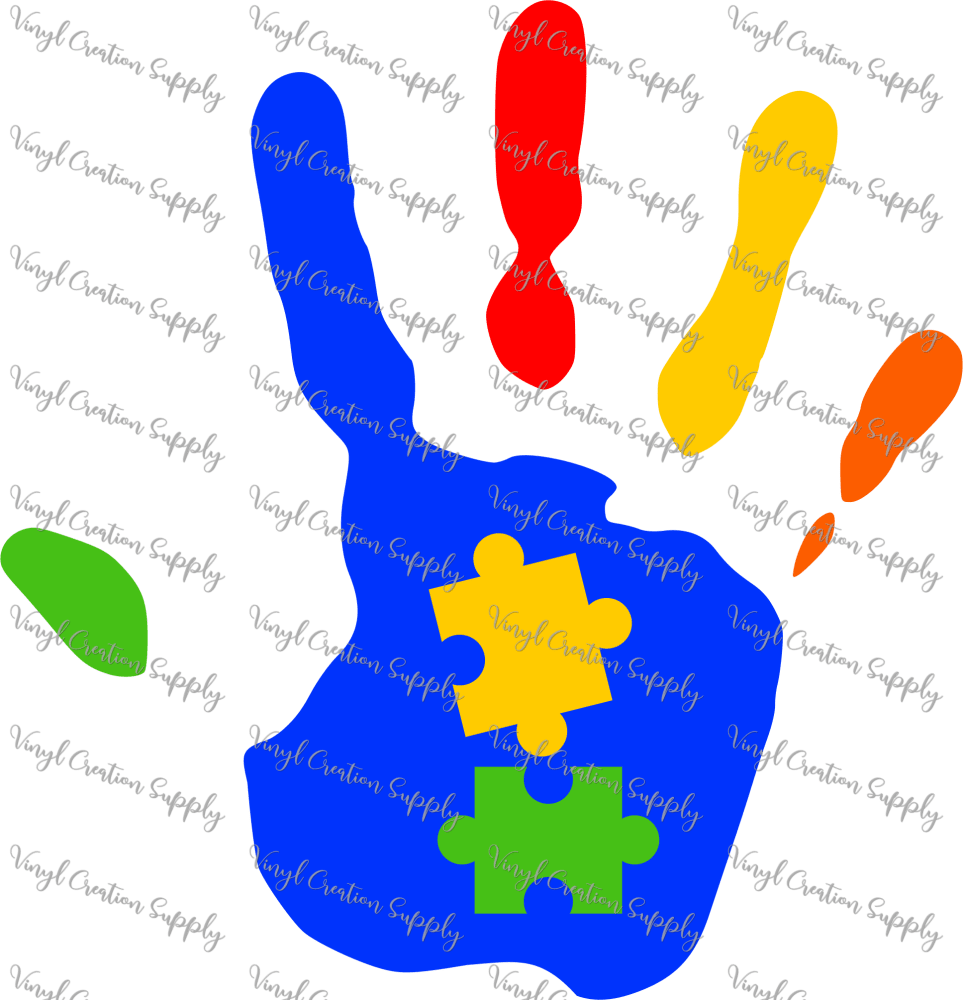 Autism Hand – Vinyl Creation Supply