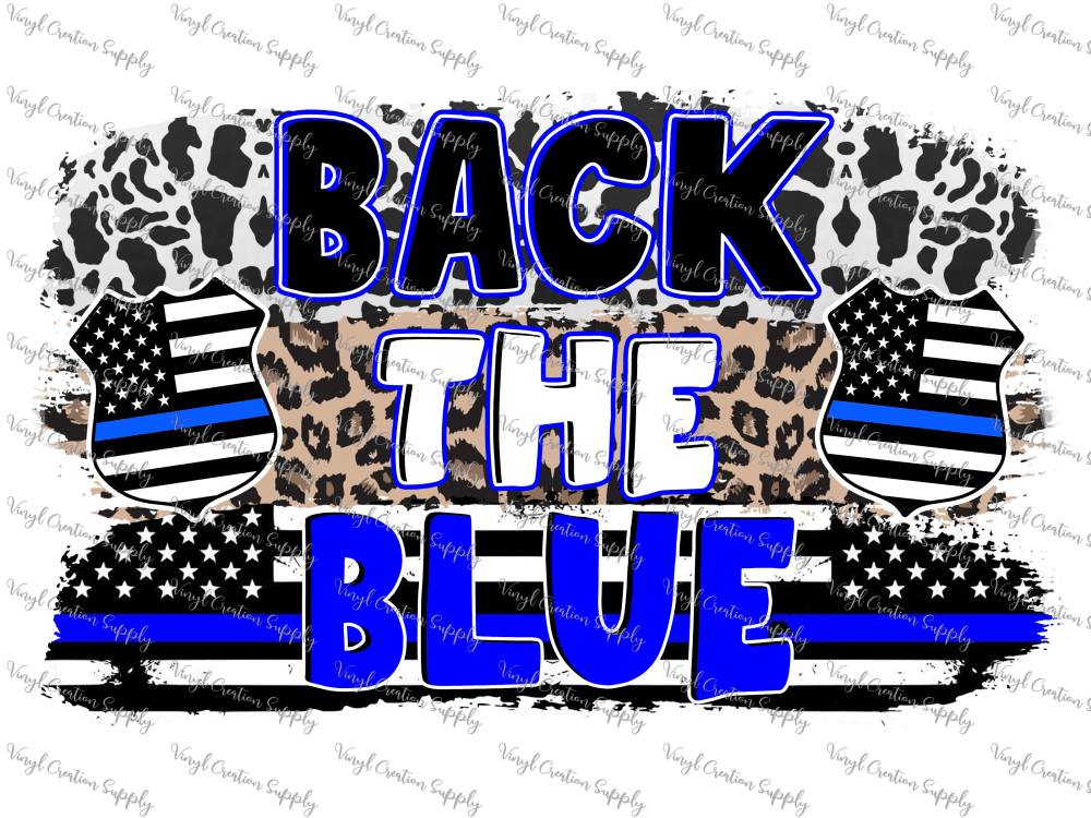 Back the Blue – Vinyl Creation Supply