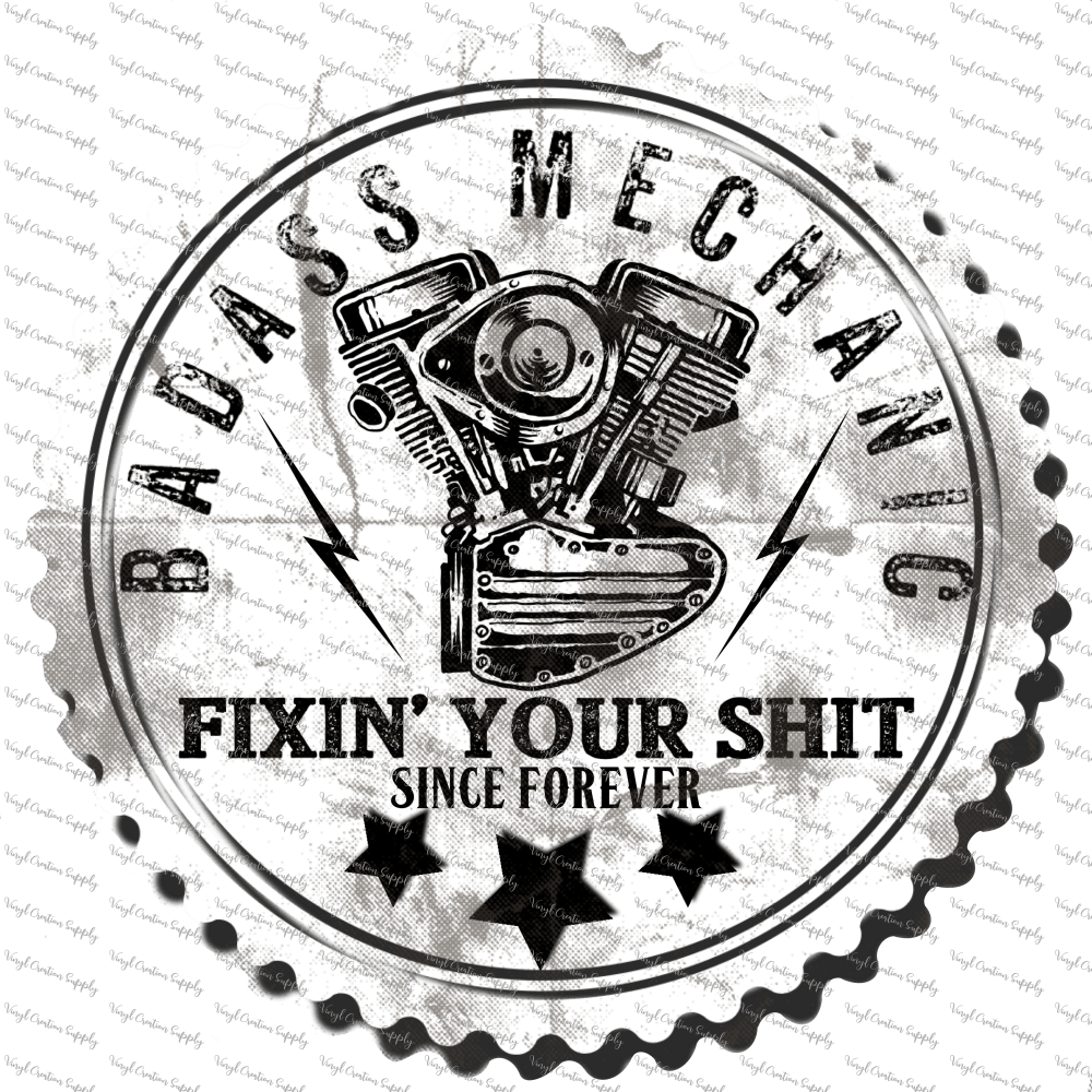 Bad A** Mechanic – Vinyl Creation Supply