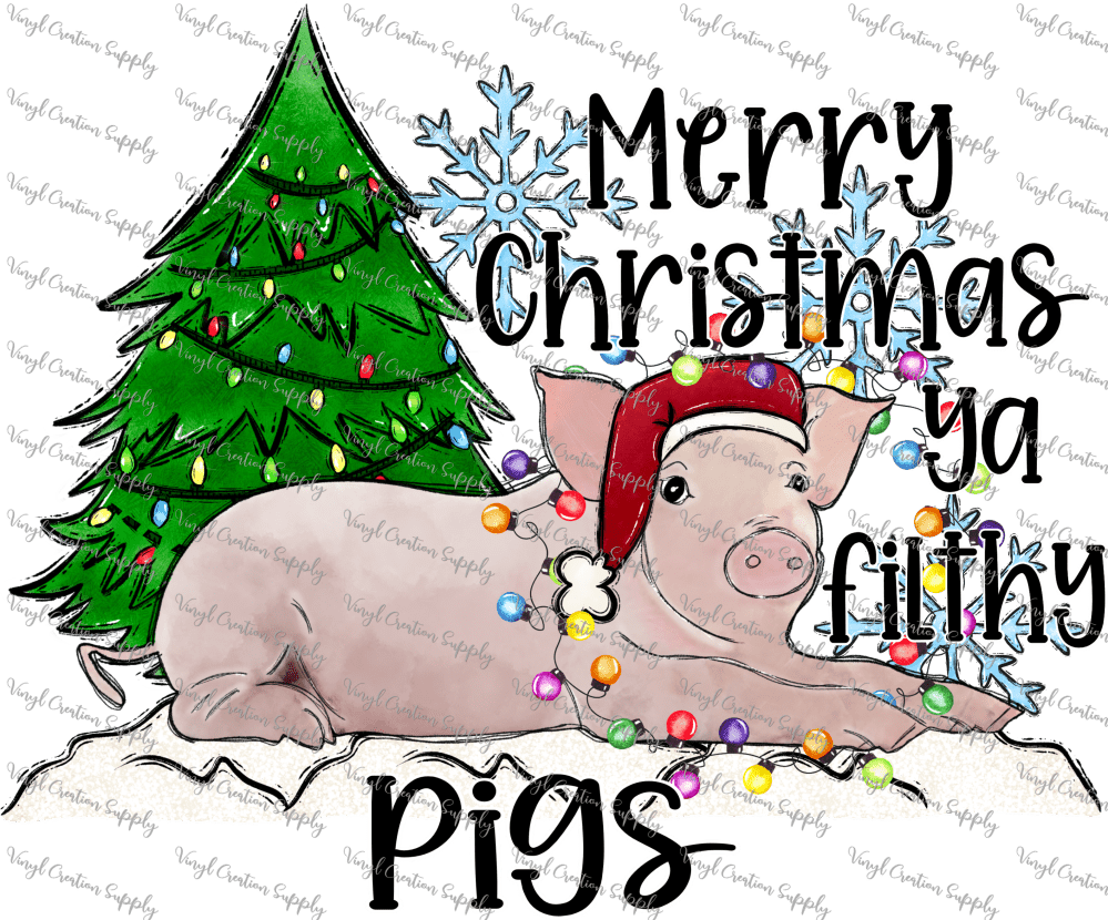 Filthy Pigs – Vinyl Creation Supply