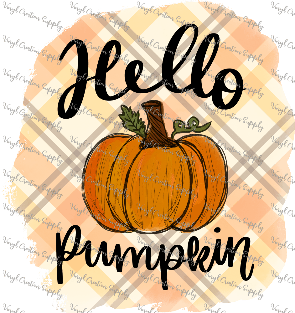 Hello Pumpkin – Vinyl Creation Supply