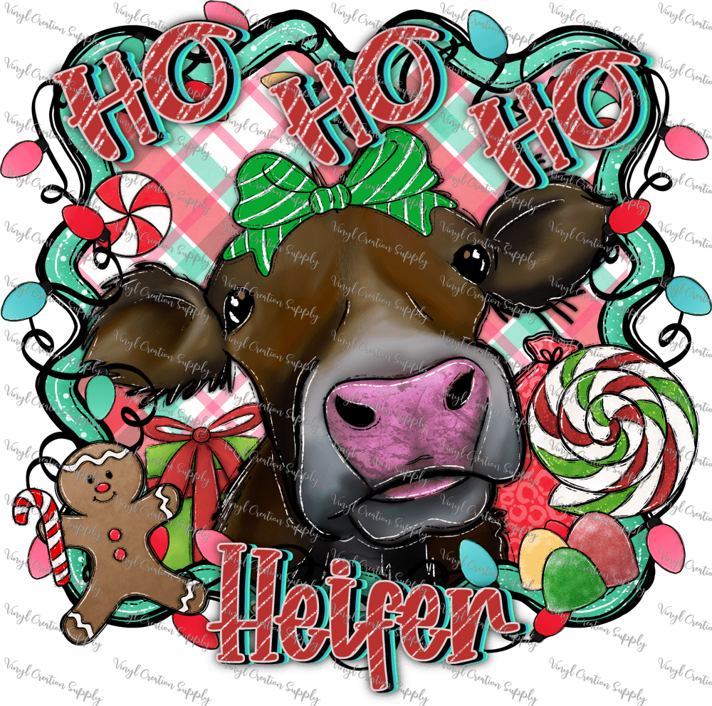 Ho Ho Ho Cow – Vinyl Creation Supply