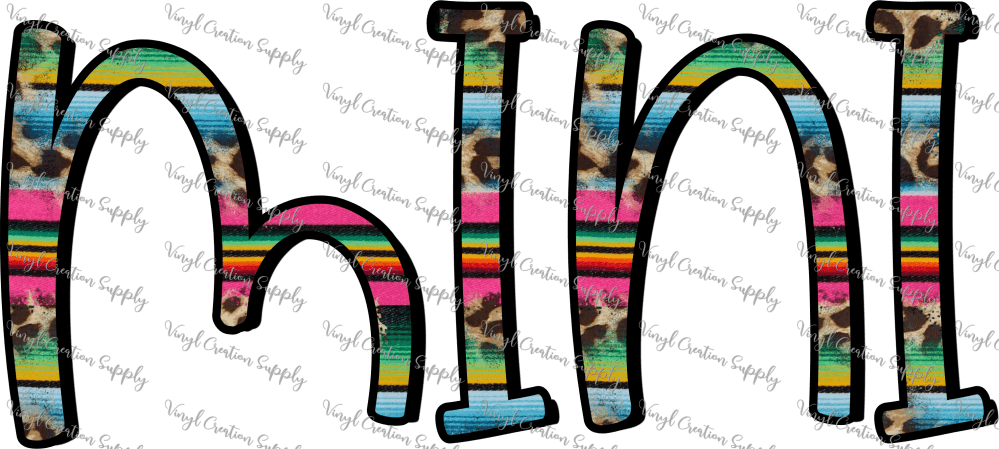 Mini Serape – Vinyl Creation Supply