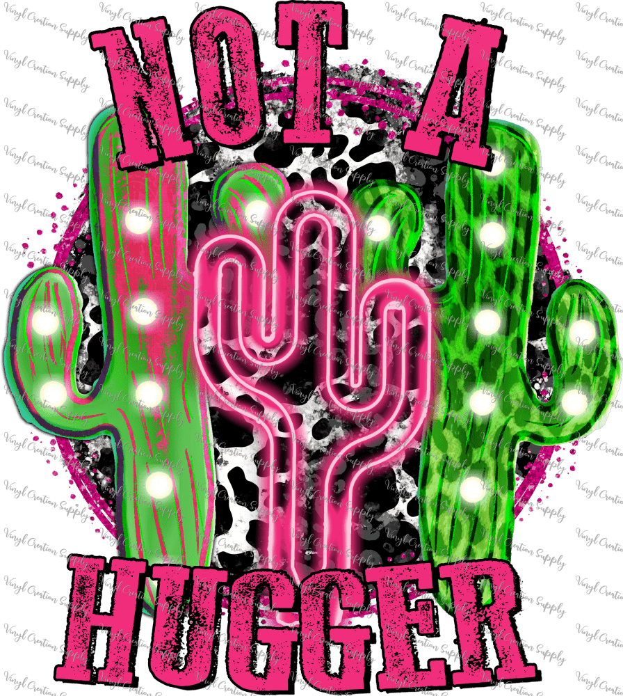 Not A Hugger Cactus – Vinyl Creation Supply