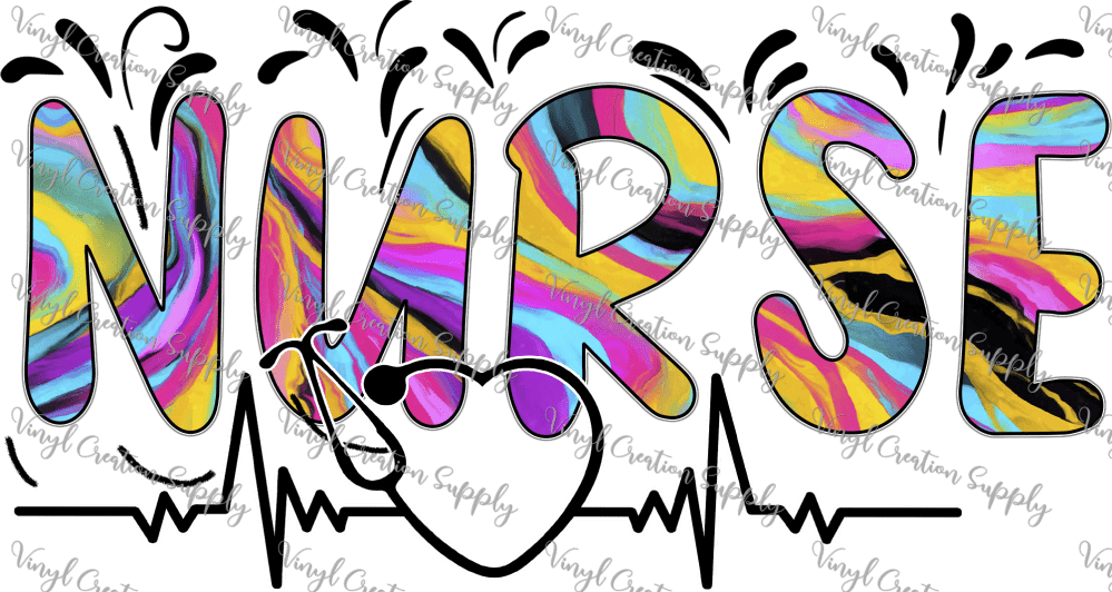 Nurse Colorful – Vinyl Creation Supply