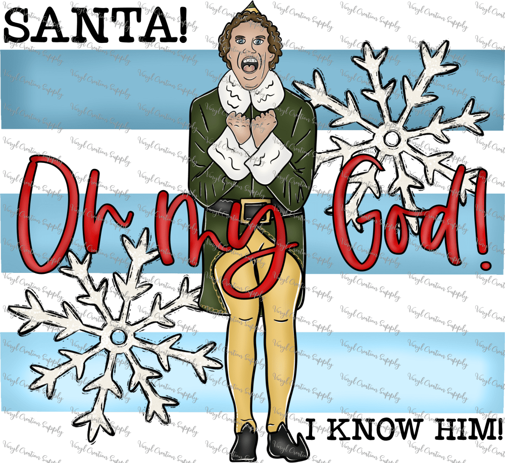 Santa OMG Elf – Vinyl Creation Supply