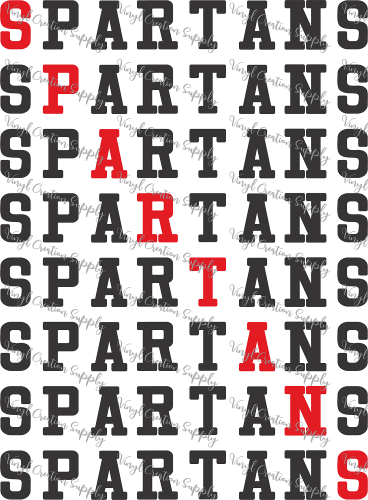 Spartans Diagonal – Vinyl Creation Supply