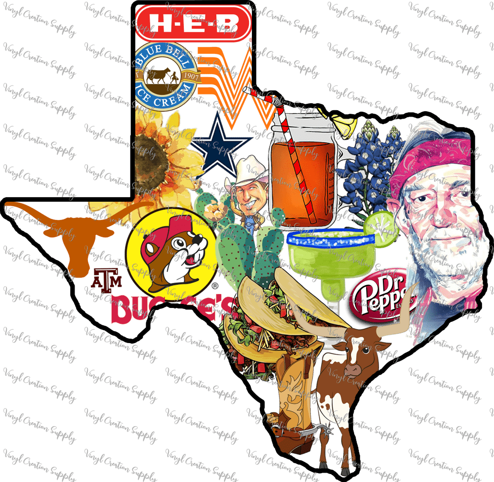Texas Logos – Vinyl Creation Supply