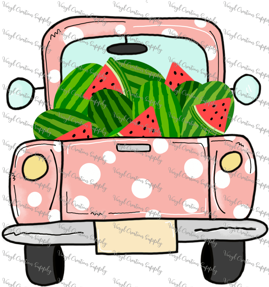 Watermelon Truck Pink – Vinyl Creation Supply