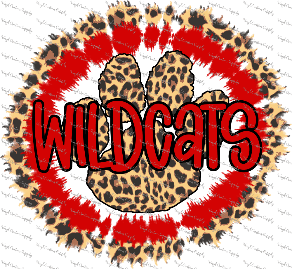 Wildcats Circle Cheetah – Vinyl Creation Supply