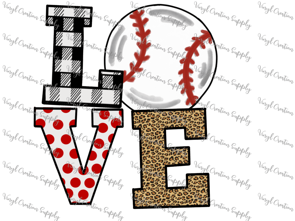 LOVE Baseball – Vinyl Creation Supply